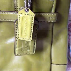 Coach | Bags | Chartreuse Multi Function Coach Jayden Carryall Double ...